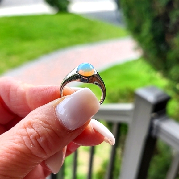 Jewelry | Silverplated Opalite Ring | Poshmark